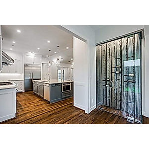 VintageView W Series Bottle Height Wall Mounted Metal Wine Rack (2 Bottles, Satin Black)