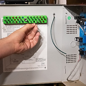 OEMTOOLS 24142 36 Piece Magnetic Hex Bit Holder Set, 4 Pack, Hex Bit Organizers, Mounts to Metal Surfaces, Non Marring Hex Bit Storage