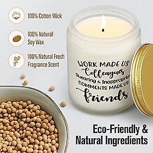 PARDIEUR Funny Goodbye Gifts for Coworker Leaving - Farewell Candle Gift for Women Men Christmas Birthday Office Going Away Present for Colleagues Friends Work Bestie Boss Female Male