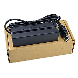 YANZEO USB Magnetic Strip Card Reader 3 Tracks Mini Mag HiCo Swiper for Membership Card Gift Card Reader Access Control Card Reader Writer