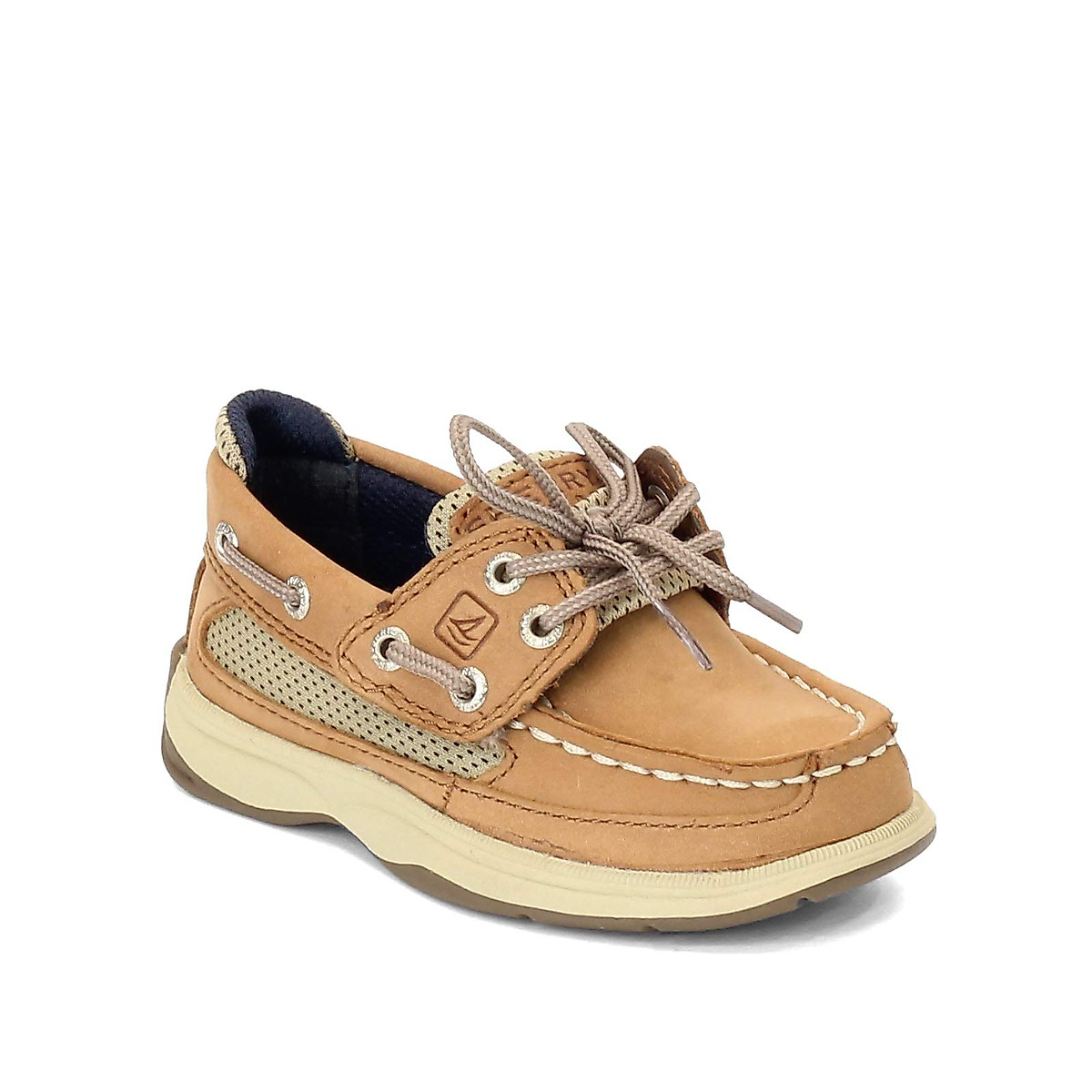 Sperry baby boys Lanyard a/C Boat Shoe, Dark Tan, 11.5 Little Kid US