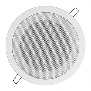 JBL Commercial 70v Amp+12 White 5" Ceiling Speakers for Restaurant/Bar/Cafe