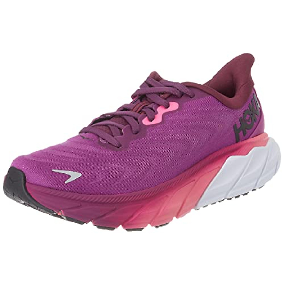 HOKA ONE ONE Women's Running Shoes, Grape Wine Beautyberry, 7