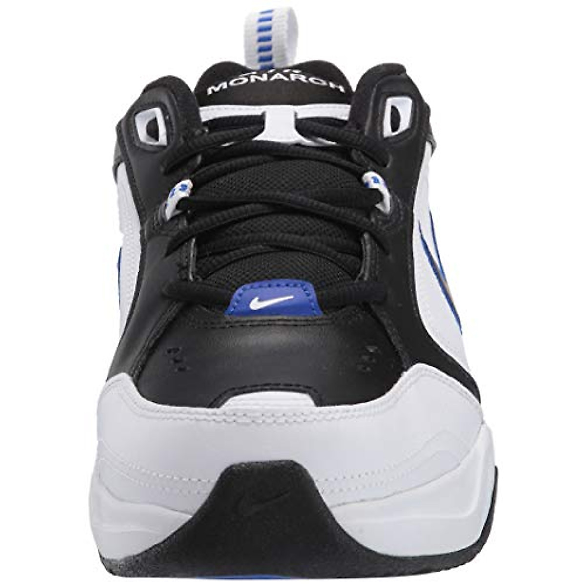 Nike Men's Air Monarch IV (4E) Cross Trainer, Black/Black-White-Racer Blue, 9