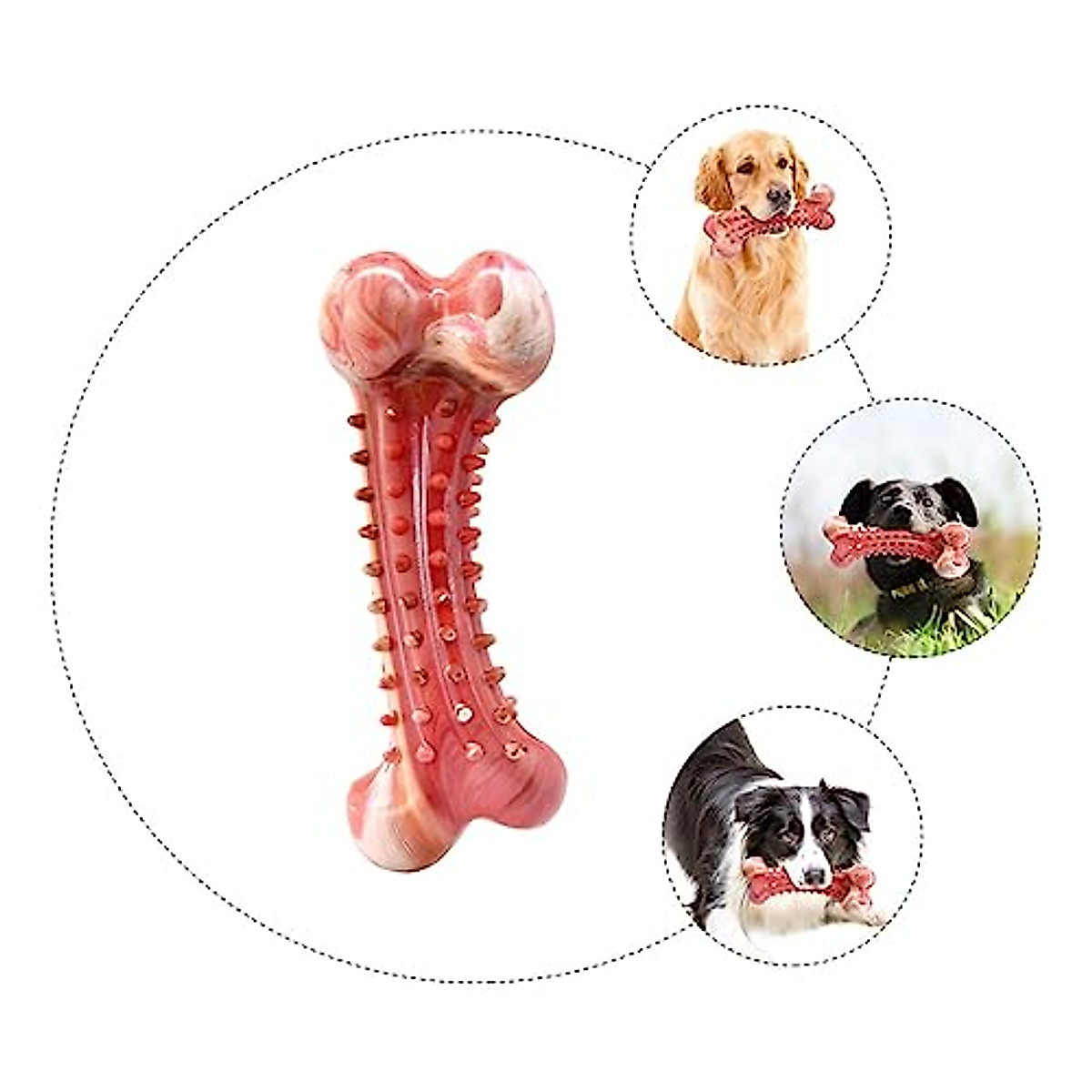 FRCOLOR 1pc pet Teething Stick Puppies Toys Puppy chew Toys Chewing Toys for Puppies Teeth Cleaning Toy Dog Sound Toy Large Dog Gum Toy Dog Interactive Toy Dog Dental Care Toys Dog Toy