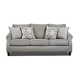 Behold Home Havenwood Sofa with Accent Pillows in Gray