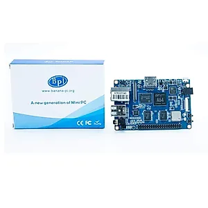 youyeetoo BPI-M64 Single Board Computer,2GB RAM/8GB EMMC, Support Win10 IOT Raspbian Android Ubuntu, for IOT Smart Home Control gatewa and NAS Server