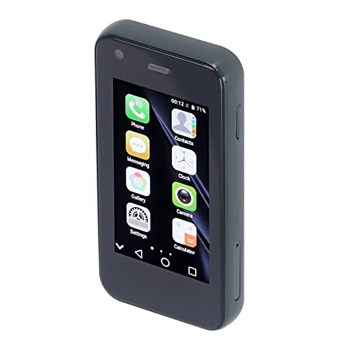 LJCM Mini Smartphone, Small Mobile Phone 2MP Front Camera and 5MP Rear Camera 4 Cores 1GB RAM 8GB ROM Dual Card Dual Standby, for Photography 1580mAh (Dark Green)