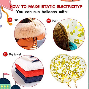 Black Gold Confetti Balloons 50 Pack 12 inch Black and Gold Metallic Latex Balloons with 1 Rolls of Ribbon for Birthday Graduation Celebration Party Decorations.