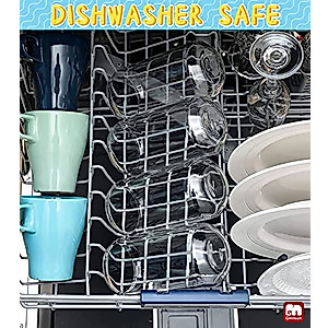 GMISUN Glass Cups with Lids and Straws, 16oz Iced Coffee Cup, Beer Can Glass with Lids and Straw, Drinking Glasses with Bamboo Lids Coffee Bar Accessories for Beer/Juice, Exclusive Transfer Labels