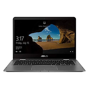 ASUS Zenbook Flip UX461U 14" Full HD Touch 2-in-1 Laptop: Core i7-8550U, 16GB RAM, 512GB SSD, Backlit Keyboard, Fingerprint Reader, Windows 10