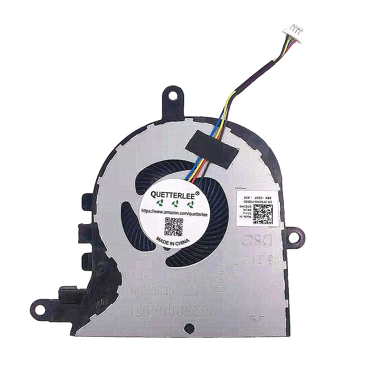 QUETTERLEE Replacement New CPU Cooling Fan for Dell Latitude 3590 L3590 E3590 Inspiron 15 5570 5575 5770 3585 17-3780 3793 5770 Vostro 3580 3590 3591 3593 Series 0FX0M0 DC28000K9D0 DFS1503055P0T FK3A