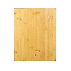 Shaw Limited Ziplock Bag Organizer - Bamboo, 6 in 1 Wrap Dispenser with Cutter, Perfect for Gallon, Quart, Sandwich & Snack Bag, Cling Film, Aluminum Foil etc; Compatible with 12" Kitchen Rolls