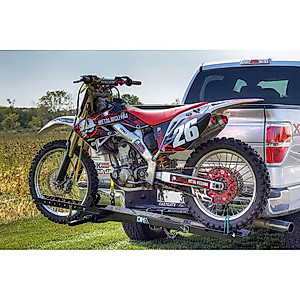 DK2 Hitch-Mounted Steel Motorcycle Platform Carrier