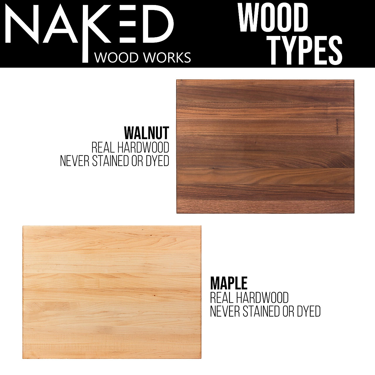 USA Handmade Wood Cutting Board Laser Etched With your Anniversary Date and Names! Sizes SM-XXL Wedding gifts, Anniversary Gifts, Christmas Gifts, or Bridal Shower Gifts By Naked Wood Works