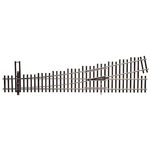 Walthers HO Scale Code 83 Track Nickel Silver DCC Friendly #5 Left Hand Turnout