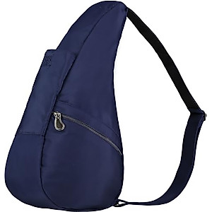 AmeriBag Classic Healthy Back Bag Tote Microfiber Small (Navy)
