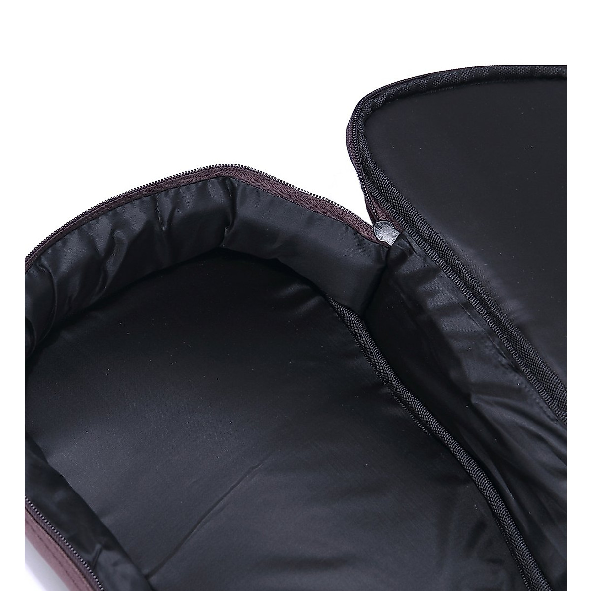 HOT SEAL Simple Linen 10MM Classic Thick Durable Ukulele Case Bag with Large Storage (23/24in, Brown)