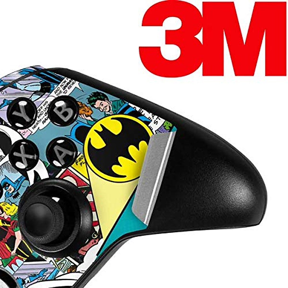 Skinit Decal Gaming Skin compatible with Xbox One Elite Controller - Officially Licensed Warner Bros Batman Comic Book Design