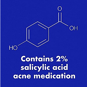 Clean & Clear Blackhead Eraser Oil-Free Facial Scrub with 2% Salicylic Acid Acne Medication, Exfoliating Daily Face Scrub for Acne-Prone Skin Care, 5 oz