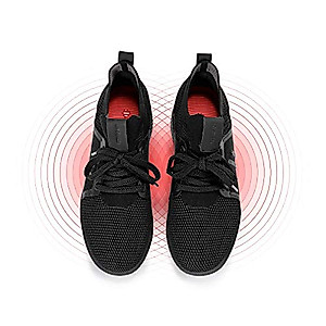 DropLabs EP 01 Triple Black Haptic Gaming Sneaker, Men, Size 12, for Music, Movies, VR, Bluetooth, 360 Haptic Feedback, 6-Hour Battery Life, Magnetic Charge Connector, Water Resistant, Black, M-EP1-US-A-12