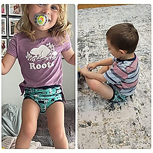 MooMoo Baby 6 Packs Potty Training Underwear Absorbent Vehicle Training Pants for Toddler Boys 2T-7T