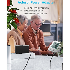 Aclorol 6V 2A Power Supply 12W 6V 1.5A 1A 0.5A 500mA AC/DC Adapter Universal Charger AC 100V-240V to DC 6 Volt 2 amp Repalcement Charger for Elliptical Monitor and More DC 6V Devices