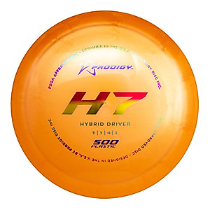 Prodigy Disc 500 H7 | Very Understable Disc Golf Driver | Easy Distance with Understable Flight | Durable 500 Plastic | Great Beginner Disc Golf Fairway Driver | 170-176g | Colors May Vary