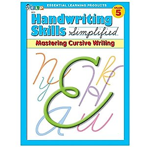 Essential Learning Products Zaner-Bloser Simplified Method Handwriting Skills Grade 5 Mastering Cursive (0229)
