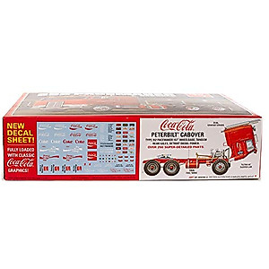 AMT Peterbuilt 352 Pacemaker Cabover (Coca Cola) 1:25 Scale Model Kit (AMT1090)