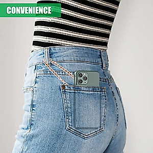 Universal Cell Phone Lanyard Holder, 120cm Crossbody Necklace Lanyard & 30cm Rose Gold Phone Lanyard+ Emerald Green Phone Holder Wrist Strap Compatible with iPhone 14 13 12 and Most Smartphones