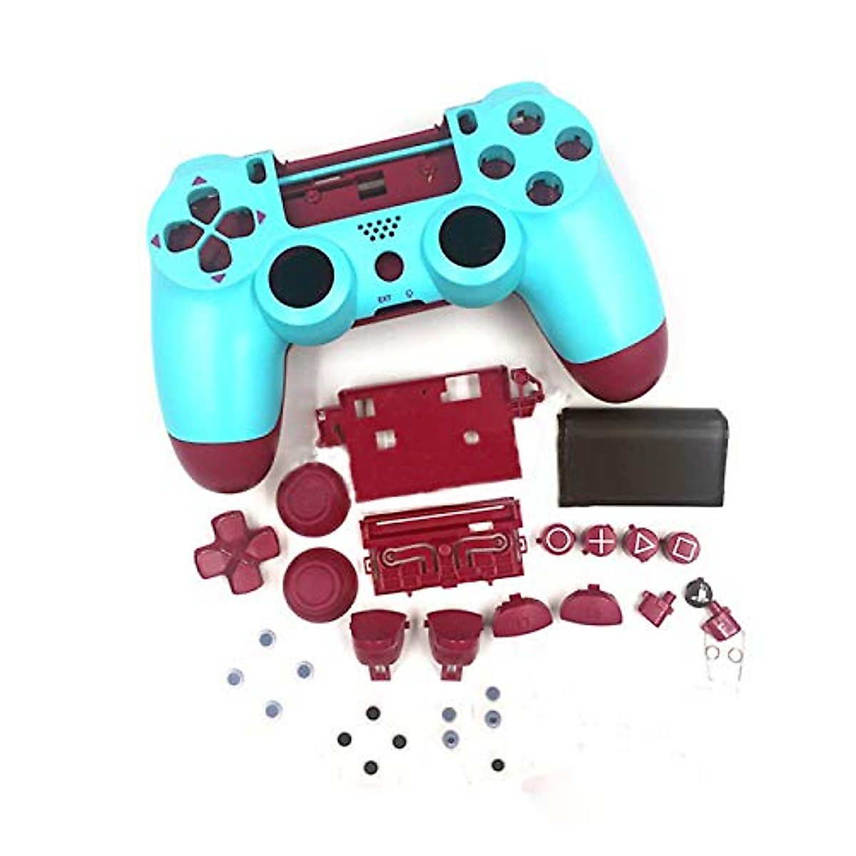 LICHIFIT Gamepad Shell DIY Controller Housing Case Cover for PS4 Controller Skin Replacement