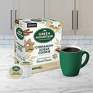 Green Mountain Coffee Roasters Cinnamon Sugar Cookie, Single-Serve Keurig K-Cup Pods, Flavored Light Roast Coffee, 24 Count (Pack of 4)