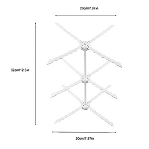 Pasta Rack, Fondant Gum Paste Flower Drying, Fondant Flower Rack Air Dry Stand Cake Decorating Tool Collapsible Household Noodle Dryer Rack, Pasta Rack, Fondant Gum Paste Flower Drying, FondaGum