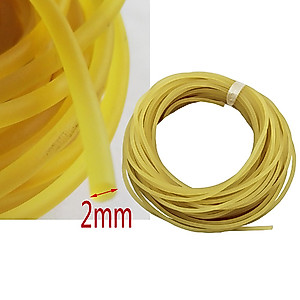 UP100 10 Meters Diameter 2mm/2.2mm/2.5mm/3mm/3.5mm Plain Traditional Solid Elastic Rubber Rope Tied Fishing Line