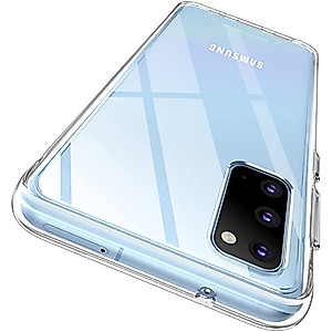 Rayboen for Samsung Galaxy S20 Case/Galaxy S20 5G Case Crystal Clear Non-Slip Shockproof Slim Protective Cover, Hard PC Back Soft TPU Frame Phone Case for Galaxy S20