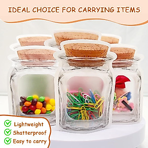 100 pcs Reusable Mason Jar Bags,Large Food Storage Ziplock Bags,5.5" X 7.8" Cute Plastic Zipper Leakproof Bags for Freezer Kitchen Camping Picnic Organizer