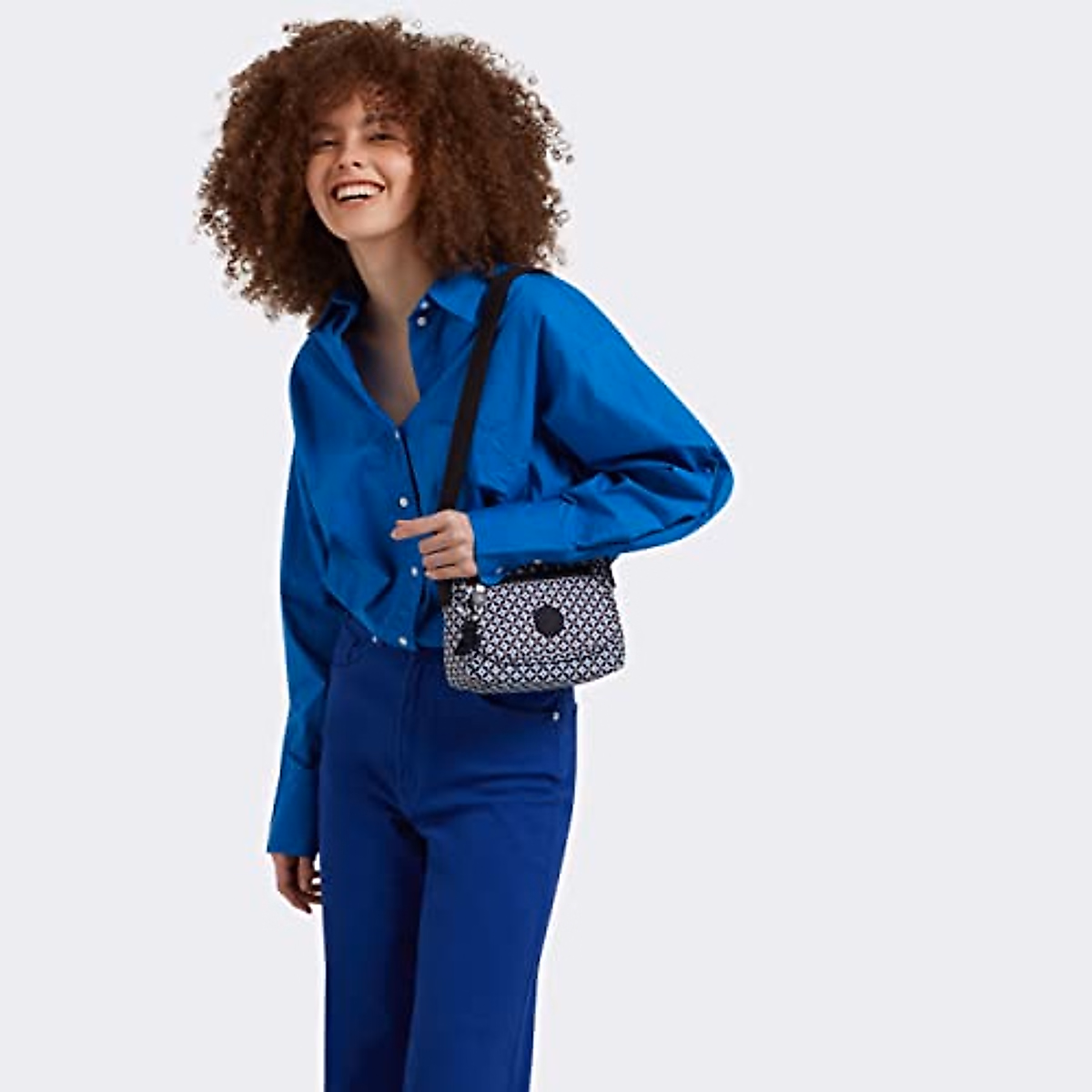 Kipling Women's Sabian U Minibag, Lightweight Mini, Crossbody Bag, Blackish Tile