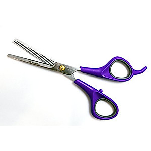 Hertzko Pet Grooming Scissors Set - Serrated Blades for Fur Trimming Dogs, Cats, Rabbits - Dog Grooming Kit - Hair Cutting Scissors, Hair Trimmer (Thinning Shears)