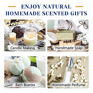 HIQILI Vanilla Essential Oil, Undiluted Natural Strong Fragrance Add in Skin Perfume, Unscented Lotion, Candle Soap Making Scent, Relax at Home with Diffuse Warm Sweet Aroma-100ML