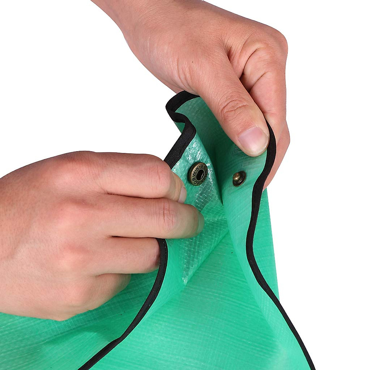 Ymeibe Indoor Plant Re-Potting Mat Thicken PE Portable and Foldable Gardening Mat Water-Resistant and Leak-Proof Potting Tarp, 39x39 inch (Green)