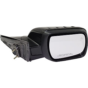 Kool Vue Driver & Passenger Side Power Heated Mirrors for Ford Explorer 2016-2019 Manual Fold With Signal Light, Blind Spot Monitor & Puddle Lamp; Without Memory & Auto-Dimming Paintable