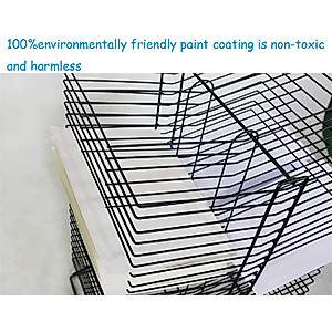 Drying & Print Racks, Back-to-Back 24-Shelf Drying Rack with 48 Wire Shelves for Mobile Classrooms Art Studios and Home Use