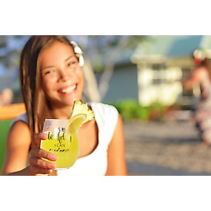 Happy Birthday 22oz Stemless Wine Glass, Birthday Wine Glass with Gold Print, Perfect Birthday Present Wine Glass, Happy Birthday Wine Glass, Birthday Glass (It's My Birthday I Can Wine If I Want To)