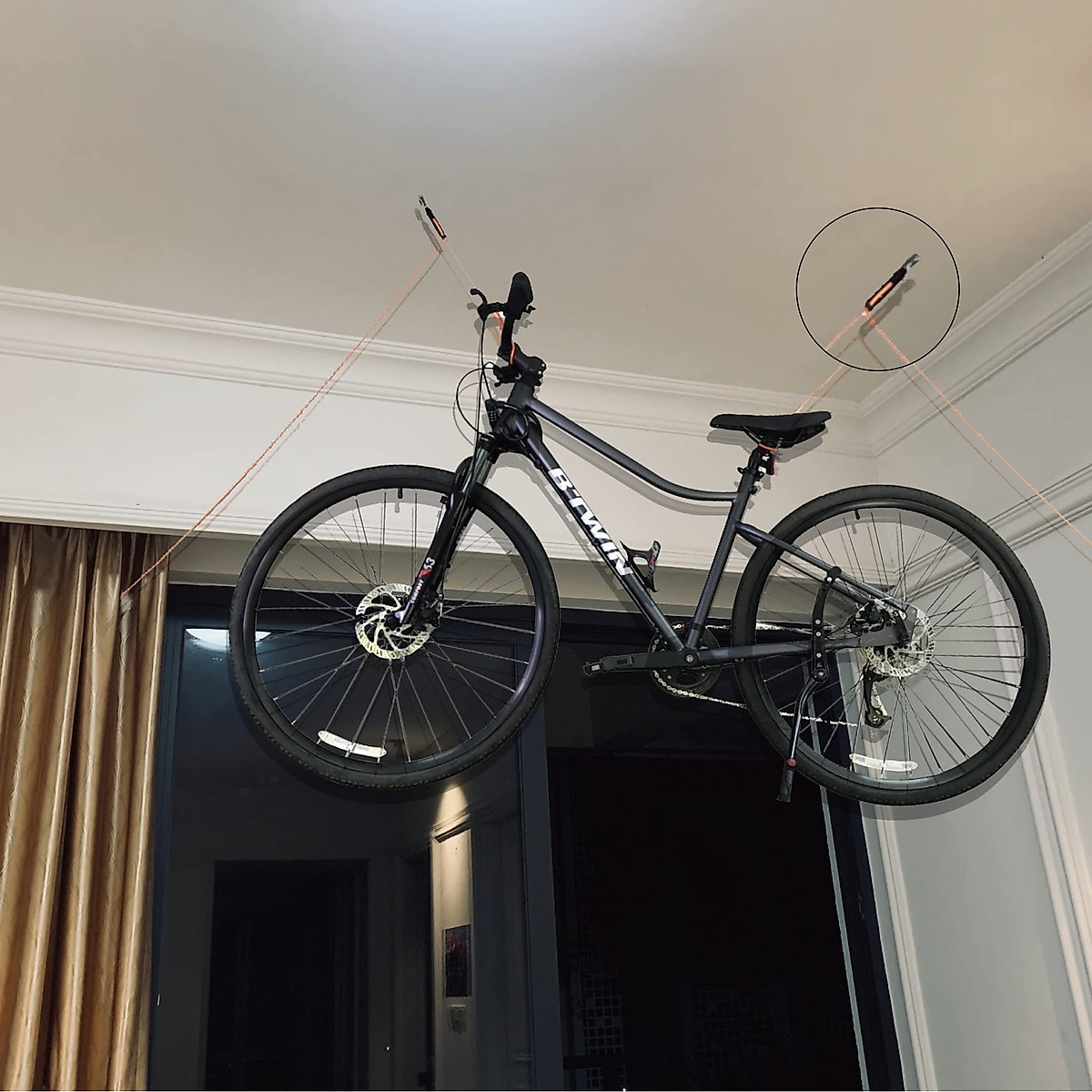 ORXPLUS Tools 2PCS Rope Tightener, Rope Tensioner, Tie Down Mechanism Lock Adjuster fits 1/10"-1/4" Cord for Camping, Outdoor, Garage, Boating, Fishing, Loading