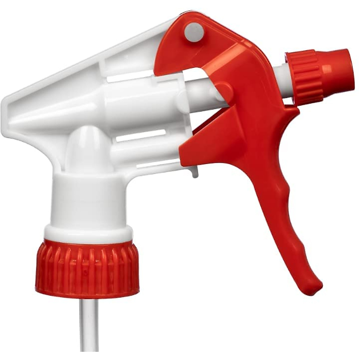 Decony Heavy Duty Replacement Trigger Sprayer Nozzles Industrial and Commercial Cleaning Chemical Resistant for 16oz / 32oz Spray Bottle W/Adjustable 9.25" Dip Tube for 28/400-12 pc.