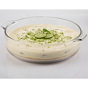 Libbey Baker's Basics Glass Casserole Dish with Cover, 3-quart