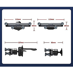 Phone Holder Car Invisible, Invisible Rotatable Air Vent Mount Car Phone Holder 360° Anti-Shake Universal Phone Mount for Car Dashboard & Air Vent,Universal for All Mobile Phones (Black,Knob Version)