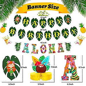 GIFTINBOX Party Decoration Pack Hawaiian Beach Theme Party Favors, Birthday Party Favors