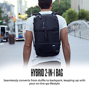 Solo All- Star Hybrid Backpack Duffel Bag, Black, One Size